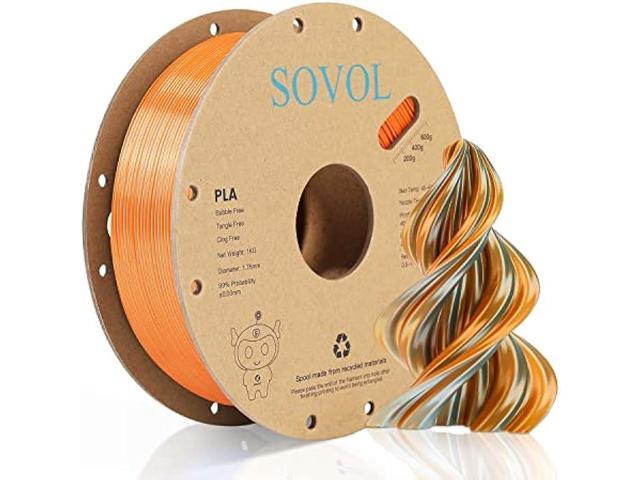 Click here for Sovol Dual Color PLA Filament 1.75mm  Silk PLA 3D... prices