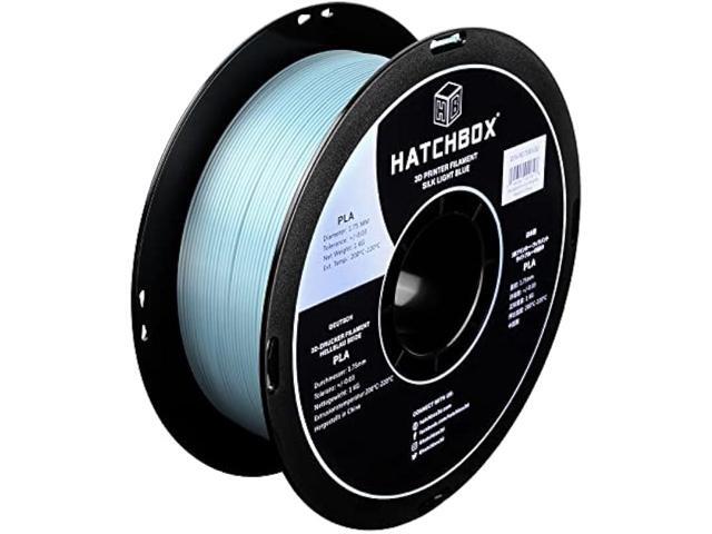 Click here for HATCHBOX 1.75mm Silk Light Blue PLA 3D Printer Fil... prices