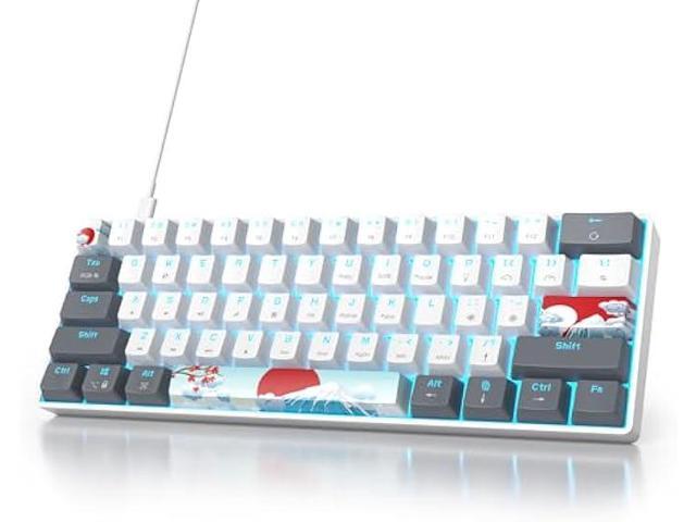Click here for Owpkeenthy RGB Mechanical Keyboard 60 Percent Red... prices