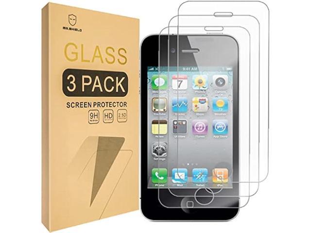 Click here for Mr. Shield [3-PACK] Designed For iPhone 4 / 4S [Te... prices