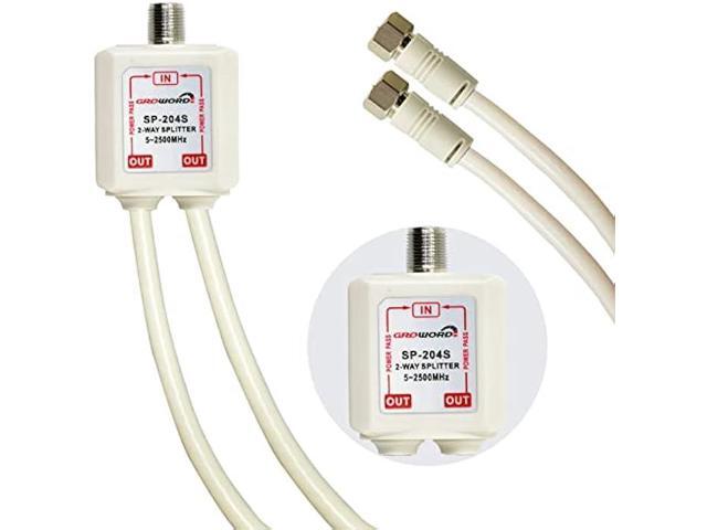 Click here for Satellite Splitter 5-2500MHz  2-Way CATV Splitter... prices