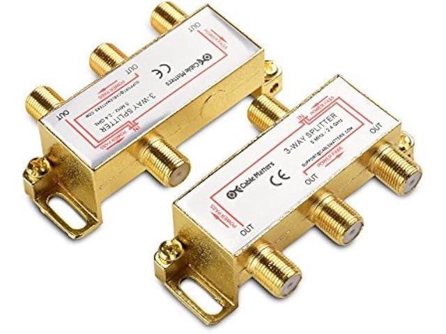 Click here for Cable Matters 2-Pack 2.4 Ghz 3 Way Coaxial Cable S... prices