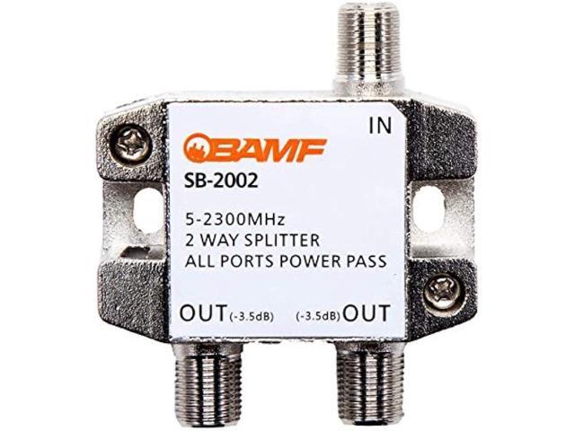 Click here for BAMF 2-Way Coax Cable Splitter  Bi-Directional MoC... prices
