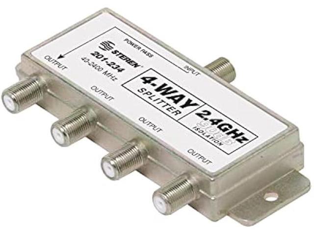 Click here for STEREN 4-Way 2.4GHz 90dB 1 Port Power Pass DC Pass... prices