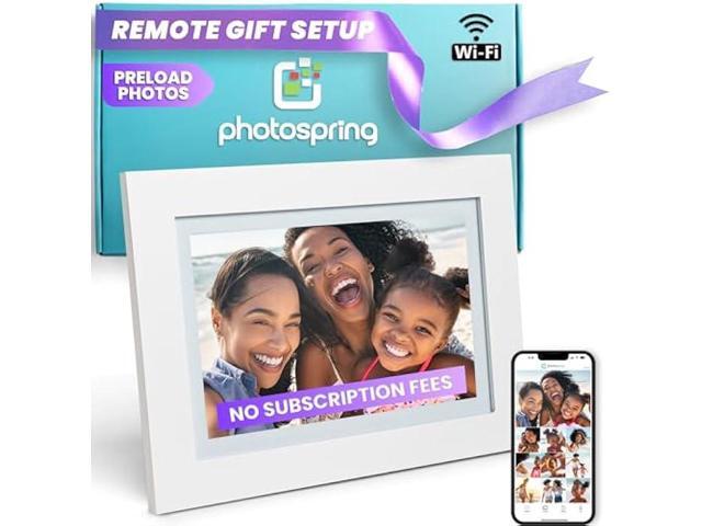 Click here for PhotoSpring Classic Subscription Free 10in WiFi Di... prices