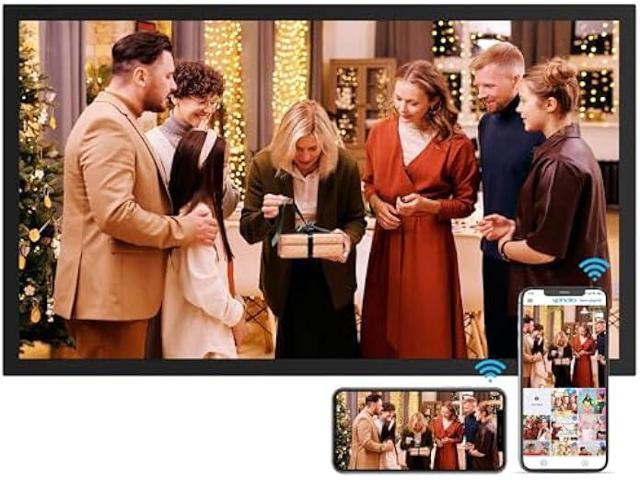 Click here for 21.5-WiFi-Picture-Frame Large Digital Photo Frame... prices
