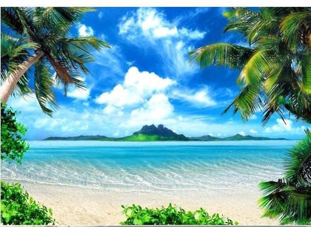 Click here for CYLYH 8x6ft Summer Beach Theme Photo Hawaiian Ocea... prices