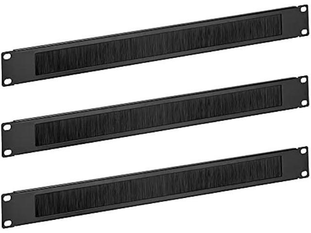 Click here for kwmobile Black 1U Brush Panel (3 Pack) - 19 inch S... prices