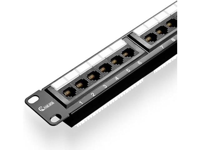 Click here for NewYork Cables 24 Port Cat6a Patch Panel 10Gb Ethe... prices