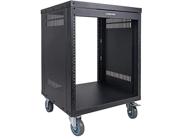 Click here for Sound Town 12U Universal Steel Rack  w/ 3 Locking... prices