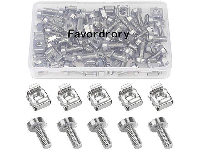 Click here for 30 Pack M6 x 20mm Rack Mount Cage Nuts  Screws and... prices
