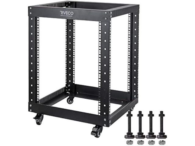 Click here for 12U Server Rack Open Frame with Casters-RIVECO 4 P... prices