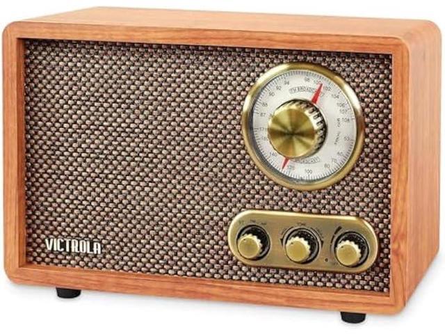 Click here for Victrola Willow Retro Wood Bluetooth Radio with Bu... prices