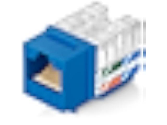 Click here for Everest 90° Angled RJ45 Cat6 Keystone Jacks 20-Pac... prices