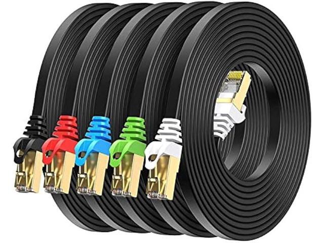 Click here for BUSOHE Cat8 Ethernet Cable 15FT 5 Pack Multi Color... prices