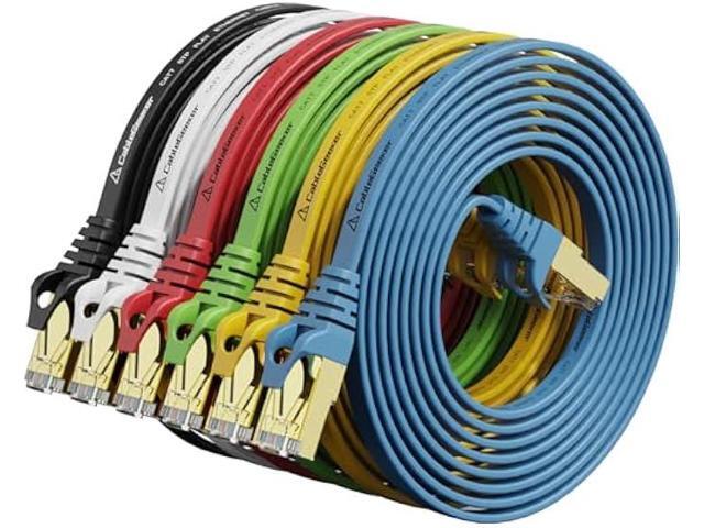 Click here for Cat 7 Ethernet Cable 7 ft 6 Pack (Highest Speed Ca... prices