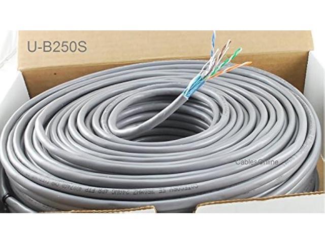 Click here for CablesOnline  250ft Shielded CAT5e 100 Pure Copper... prices