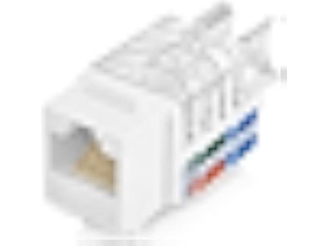 Click here for Everest 45° Angled RJ45 Cat6 Keystone Jacks 50-Pac... prices