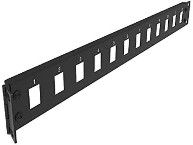 Click here for Jingchengmei 12-Port Blank Keystone Panel 1U Hinge... prices