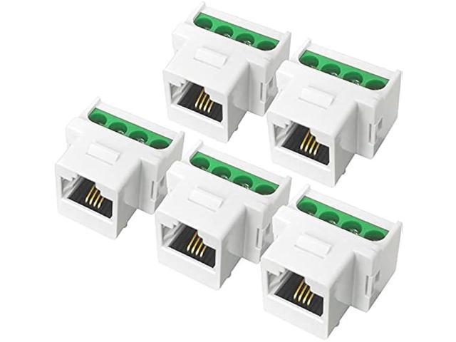 Click here for NECABLES 5Pack RJ11 Screw Jack CAT3 Telephone Keys... prices