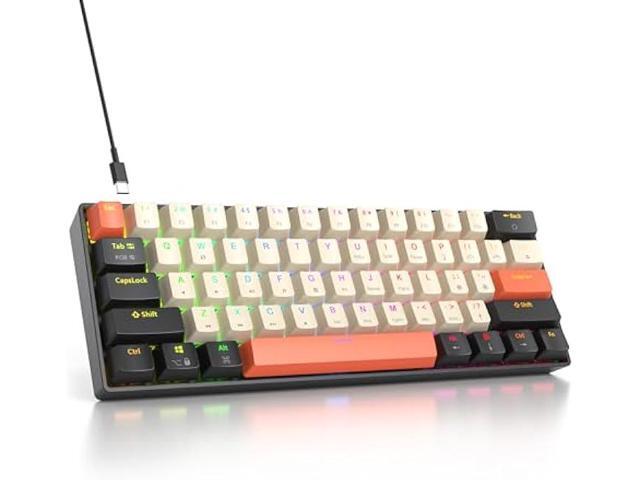 Click here for 60 Mechanical Keyboard 61-Key Wired Gaming Keyboar... prices