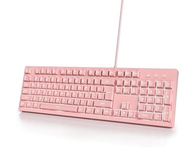 Click here for Pink Gaming Keyboard 104 Keys LED Backlit Keyboard... prices