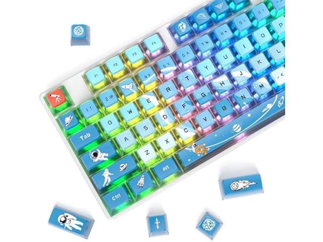 Click here for 120 Keys ASA Profile PBT Pudding Keycaps Space Key... prices