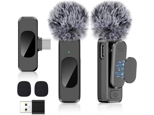 Click here for USB C Wireless Lavalier Microphone for Type-C Andr... prices