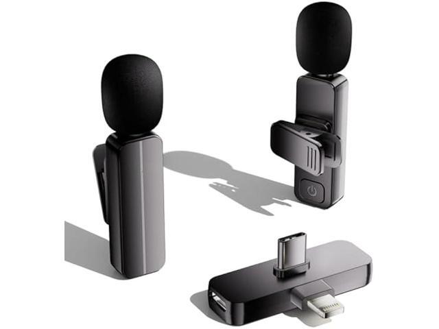 Click here for 2 Pack Wireless Mini Lavalier Lapel Microphone for... prices