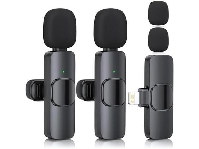 Click here for ZasLuke 2 Pack Wireless Lavalier Microphone for iP... prices