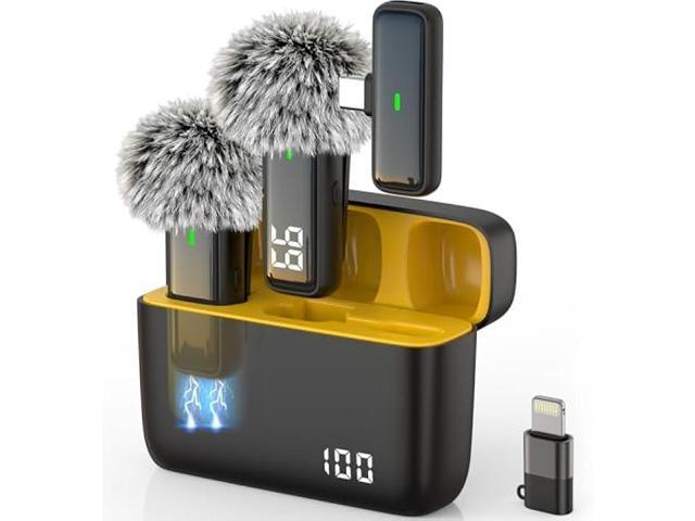 Click here for Wireless Microphone for iPhone Android Lav Mic USB... prices