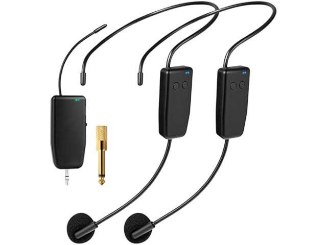 Click here for Wireless Microphone System for 2 People 160ft Rang... prices