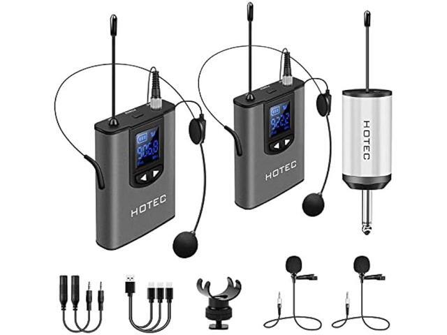 Click here for Hotec Wireless System with Dual Headset Microphone... prices