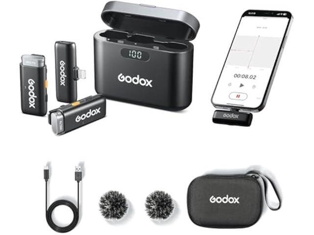 Click here for GODOX Wireless Lavalier Microphone with Noise Canc... prices