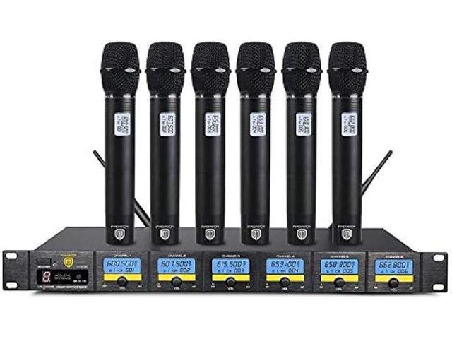 Click here for PRORECK MX66 6-Channel UHF Wireless Microphone Sys... prices