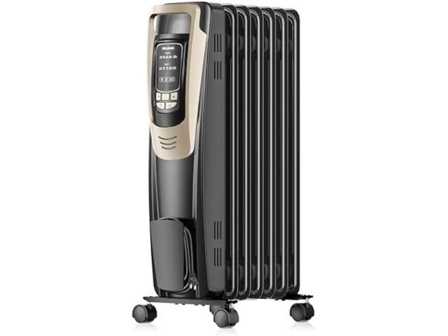 Click here for PELONIS Champagne Oil Filled Radiator Heater with... prices