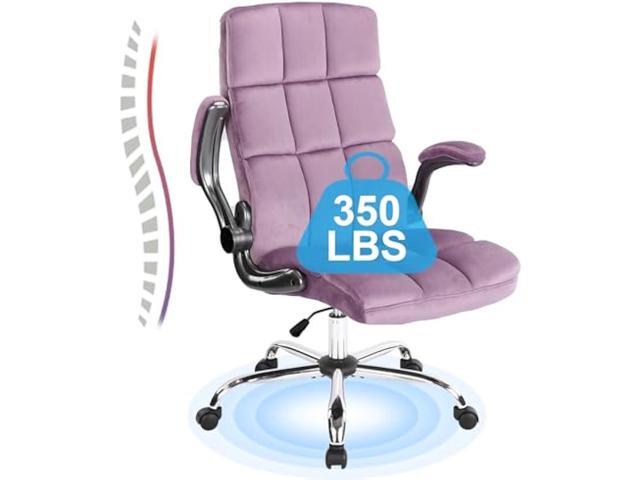 Click here for Purple Office Chair Fabric Velvet Computer Desk Ch... prices