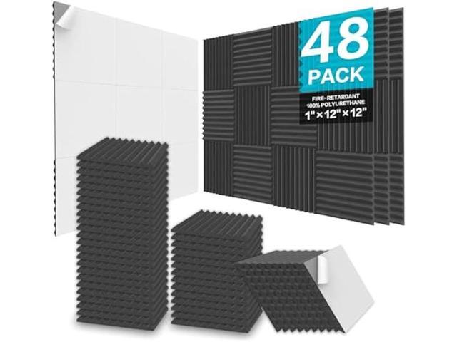 Click here for JBER Acoustic Foam Panels  48 Pack 12x12x1 Inch Up... prices