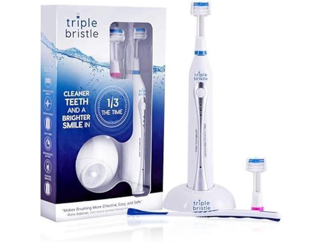 Click here for Triple Bristle Original Sonic Toothbrush Rechargea... prices