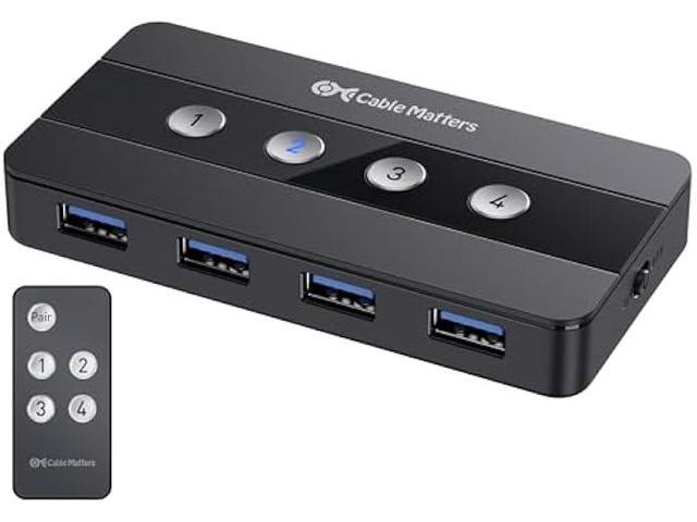 Click here for Cable Matters 4 Port USB 3.0 Switch USB Sharing Sw... prices