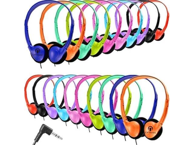Click here for CN-Outlet 50 Pack Classroom Headphones Bulk for Ki... prices