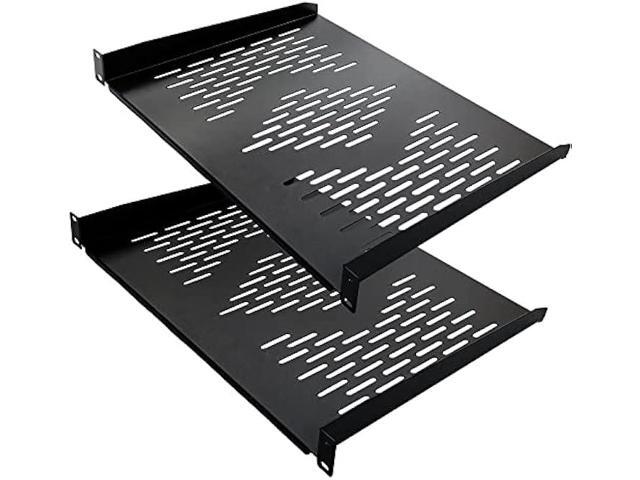 Click here for RIVECO 2 Pieces 1U Rack Shelves 19 Tray Cabinet Mo... prices