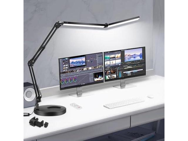 Click here for Toolour LED Desk Lamps for Home Office 2 in 1 Doub... prices