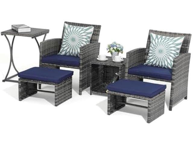 Click here for OC Orange-Casual 6 Piece Patio Furniture Conversat... prices