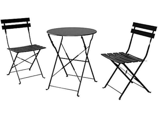 Click here for Grand patio 3-Piece Folding Bistro Set  2 Chairs a... prices