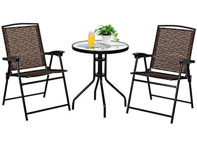 Click here for KOTEK Patio Bistro Set  3 Piece Outdoor Furniture... prices