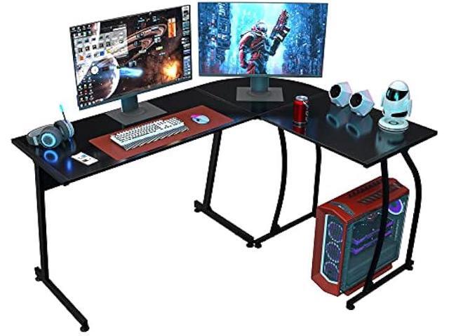 Click here for Super Deal L-Shaped Corner Desk Computer Gaming De... prices