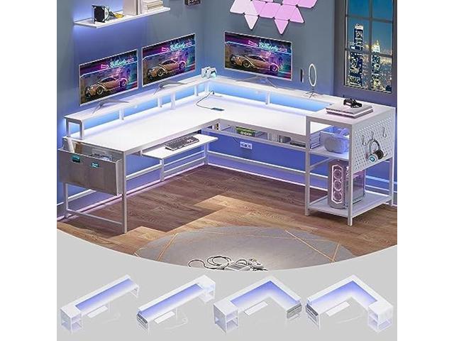 Click here for SEDETA L Shaped Gaming Desk  Reversible Computer D... prices