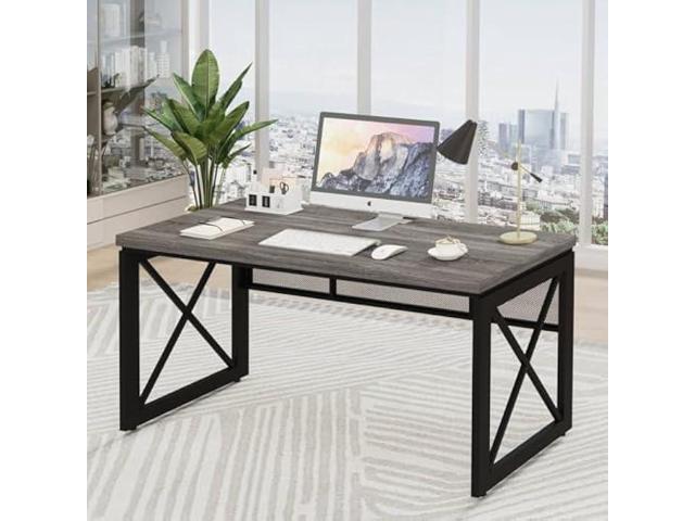 Click here for BON AUGURE Industrial Computer Desk  Rustic Wood D... prices