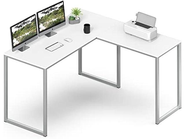 Click here for SHW Mission 48 x 48 Inches L-Shape Home Office Com... prices